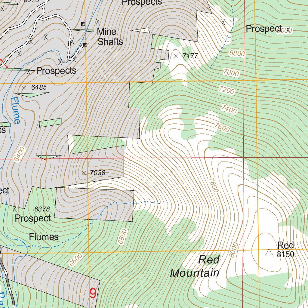Chessman Reservoir, MT FSTopo Legacy Map by US Forest Service - Topo ...