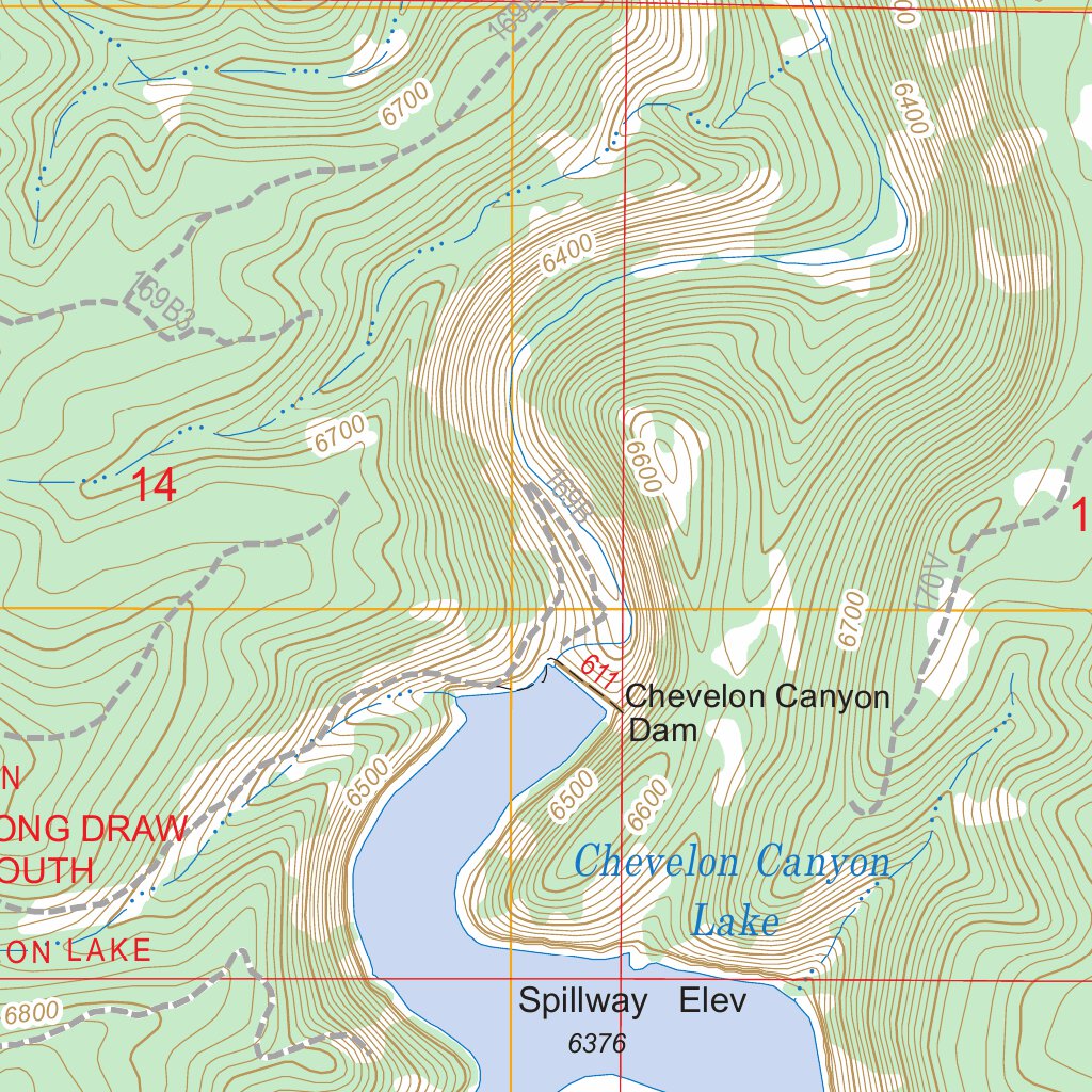 Chevelon Crossing, AZ FSTopo Legacy Map by US Forest Service - Topo ...