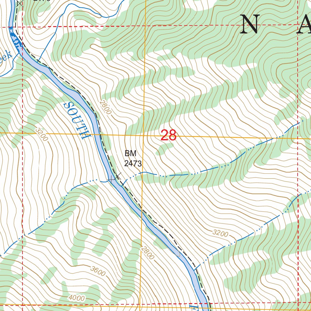 Chicken Peak, ID FSTopo Legacy Map by US Forest Service - Topo | Avenza ...
