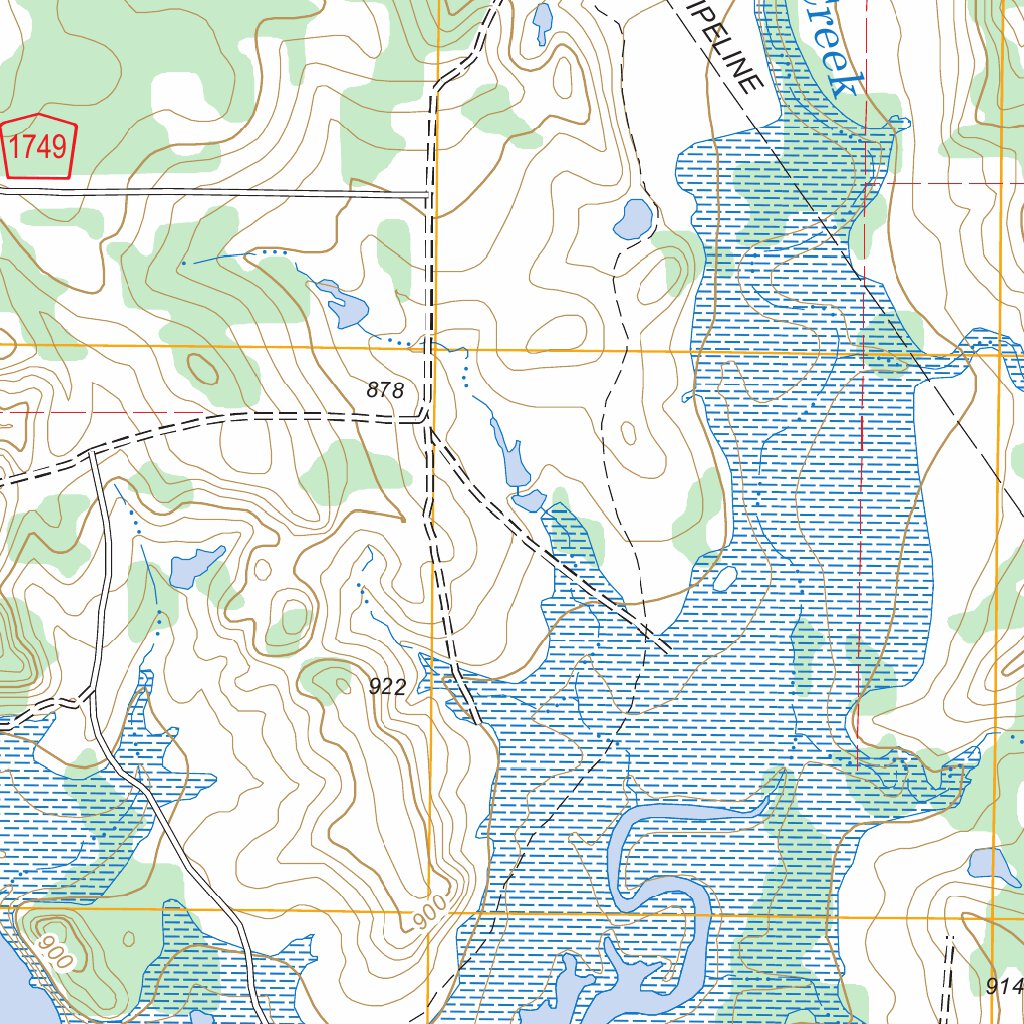 Chico, TX FSTopo Legacy Map by US Forest Service - Topo | Avenza Maps