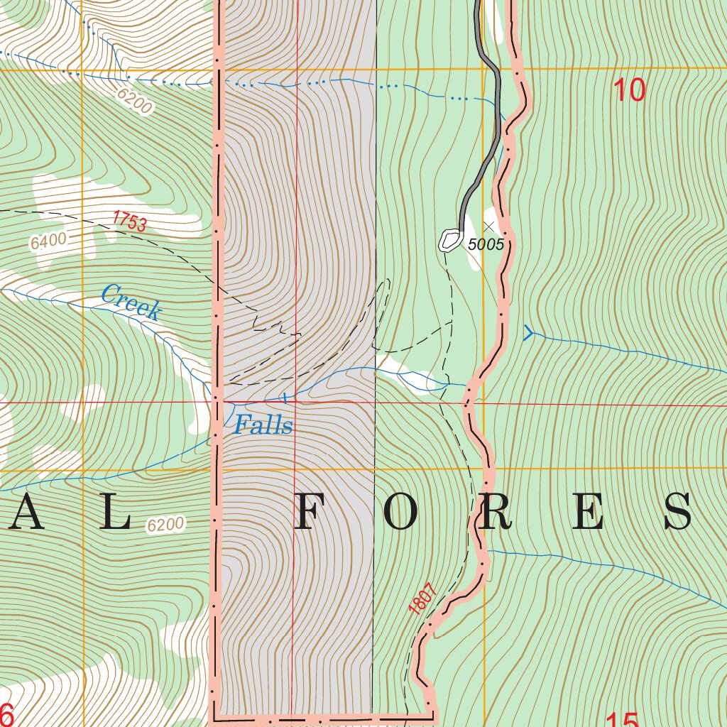 Chief Joseph Mountain, OR FSTopo Legacy Map by US Forest Service - Topo ...
