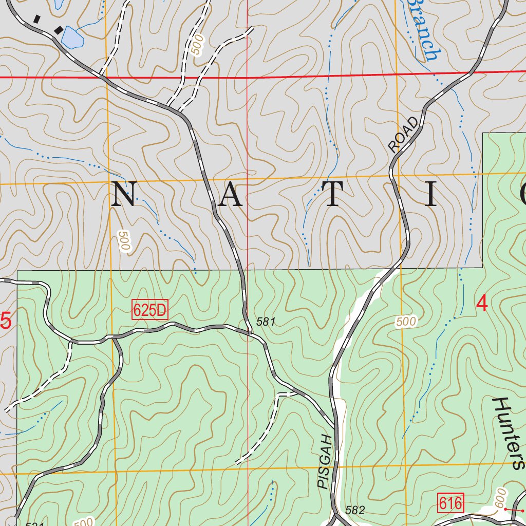 Chilli Creek, MS FSTopo Legacy Map by US Forest Service - Topo | Avenza ...
