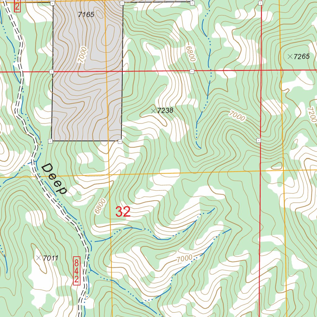Chimney Rock, CO FSTopo Legacy Map by US Forest Service - Topo | Avenza ...