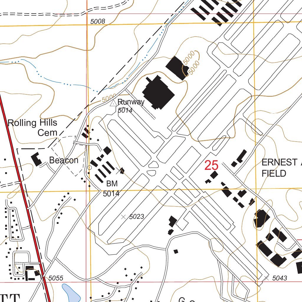 Chino Valley South, AZ FSTopo Legacy Map by US Forest Service - Topo ...