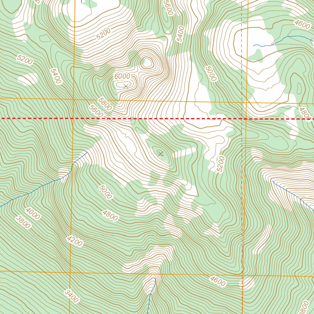 Chinook Pass, WA FSTopo Legacy Map by US Forest Service - Topo | Avenza ...