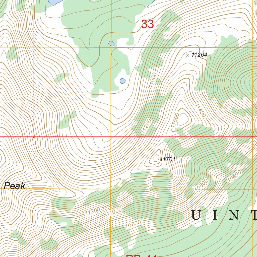 Christmas Meadows, UT FSTopo Legacy Map by US Forest Service - Topo ...