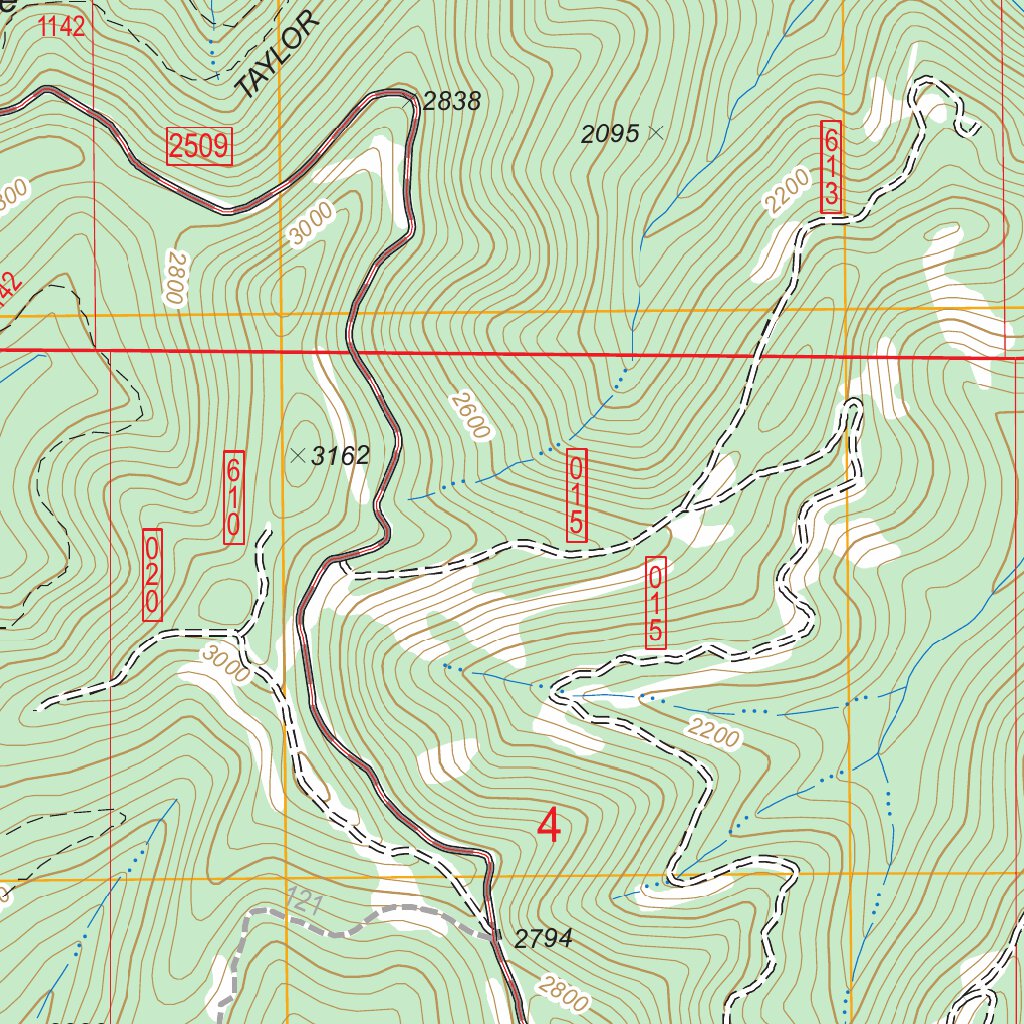 Chrome Ridge, OR FSTopo Legacy Map by US Forest Service - Topo | Avenza ...