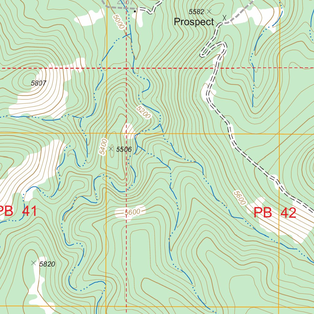 Chrysotile, AZ FSTopo Legacy Map by US Forest Service - Topo | Avenza Maps