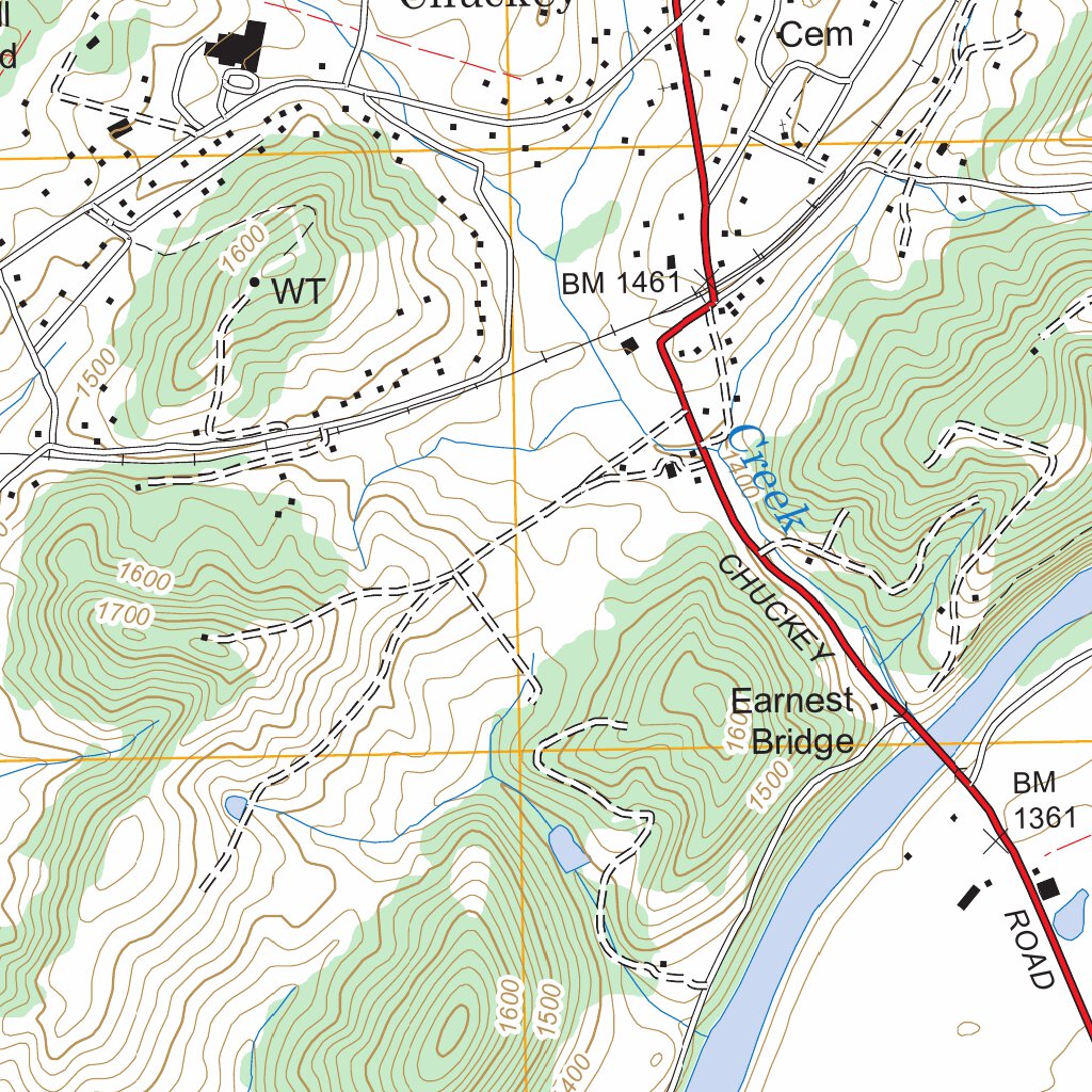 Chuckey, TN FSTopo Legacy Map by US Forest Service - Topo | Avenza Maps