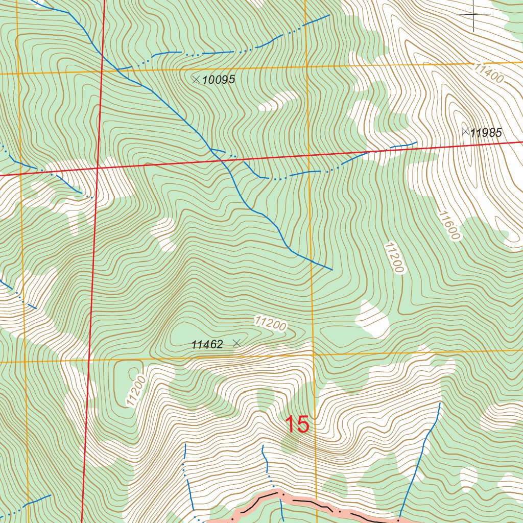 Cimarrona Peak, CO FSTopo Legacy Map by US Forest Service - Topo ...