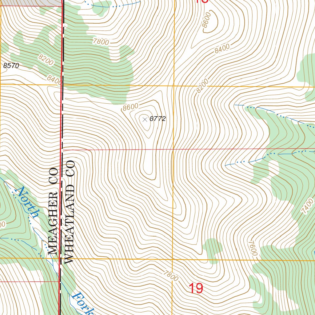 Cinnamon Peak, MT FSTopo Legacy Map by US Forest Service - Topo ...