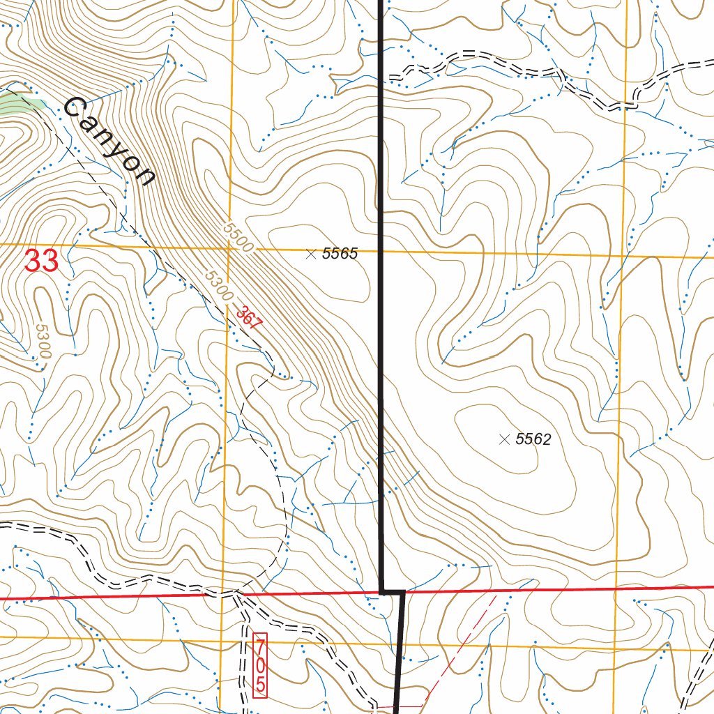 Clanton Draw, NM FSTopo Legacy Map by US Forest Service - Topo | Avenza ...