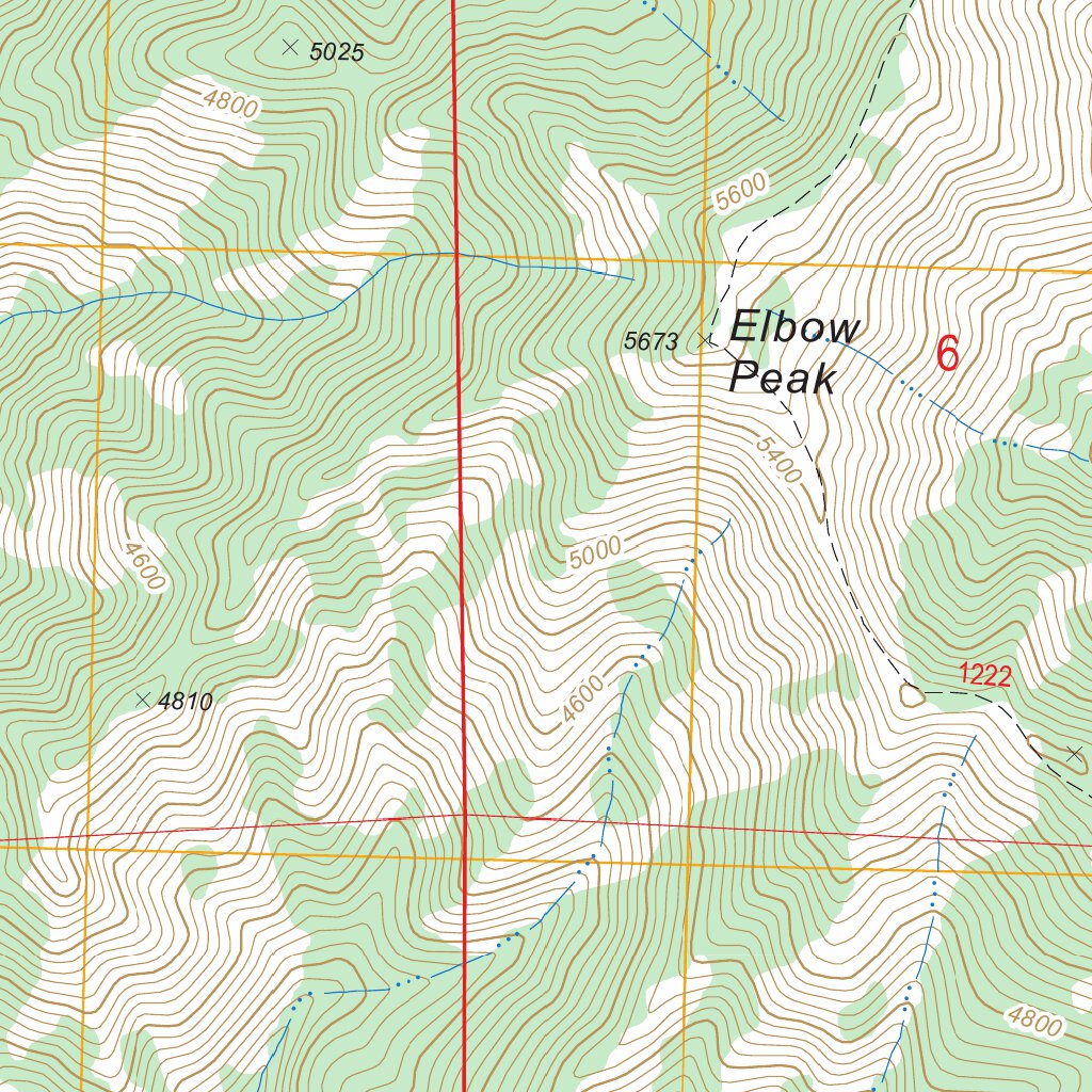 Cle Elum Lake, WA FSTopo Legacy Map by US Forest Service - Topo ...