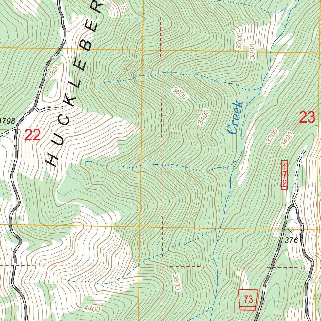 Clear West Peak, WA FSTopo Legacy Map by US Forest Service - Topo ...