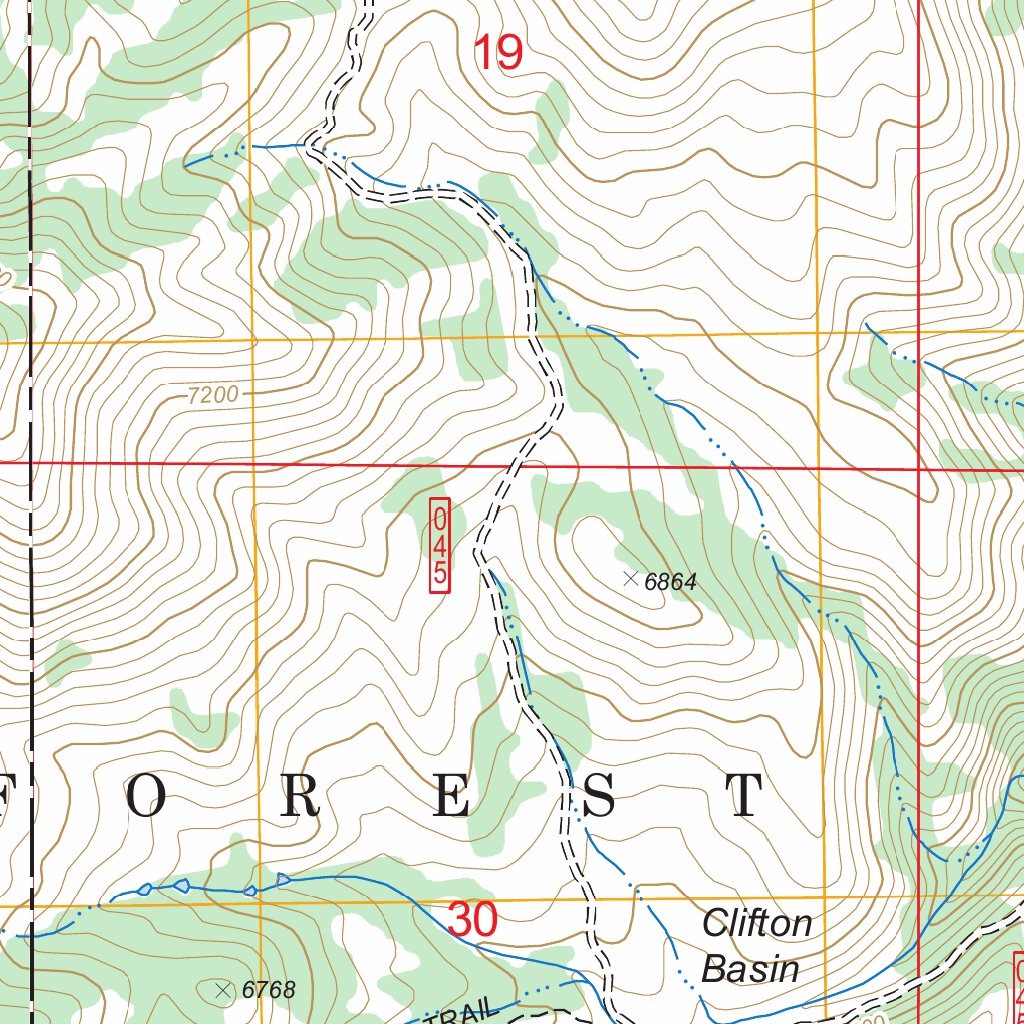 Clifton, ID FSTopo Legacy Map by US Forest Service - Topo | Avenza Maps