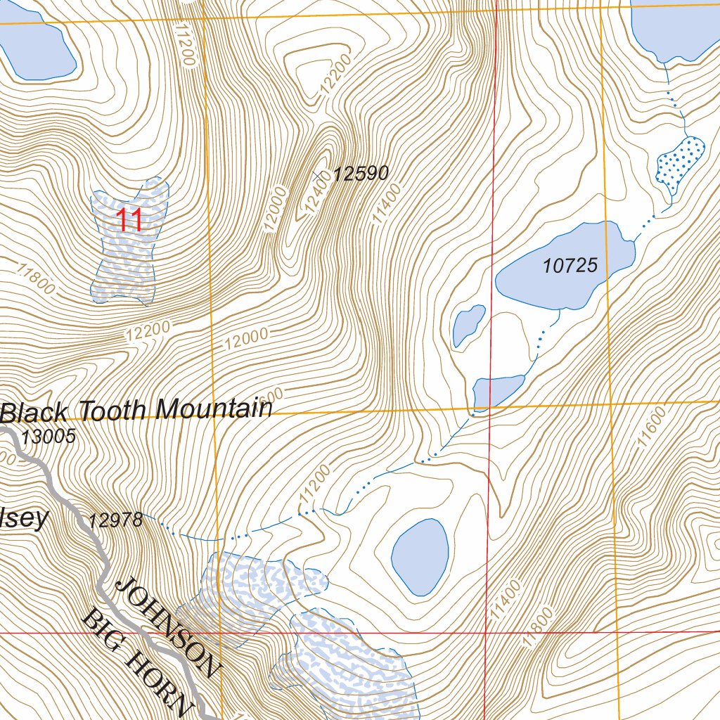 Cloud Peak, WY FSTopo Legacy Map by US Forest Service - Topo | Avenza Maps