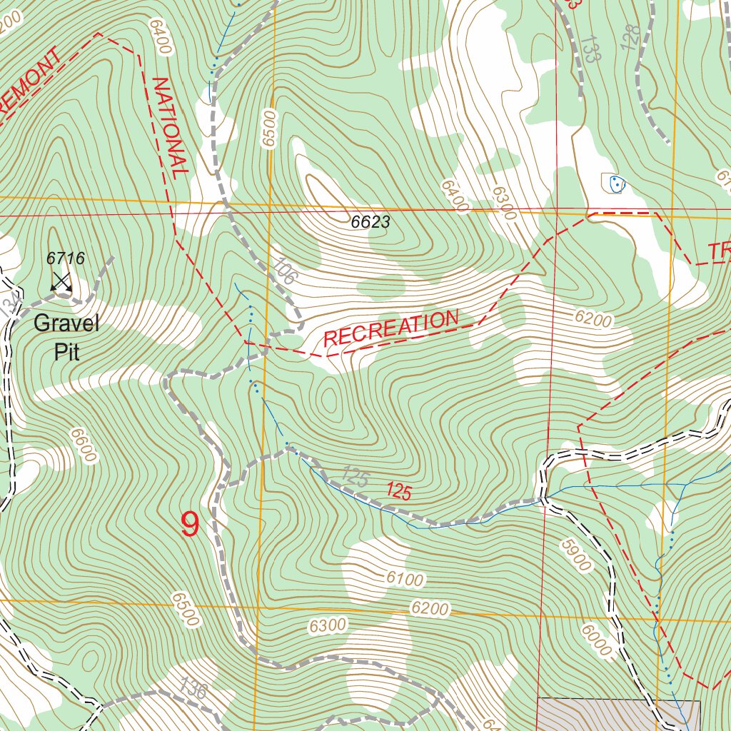 Clover Flat, OR FSTopo Legacy Map by US Forest Service - Topo | Avenza Maps