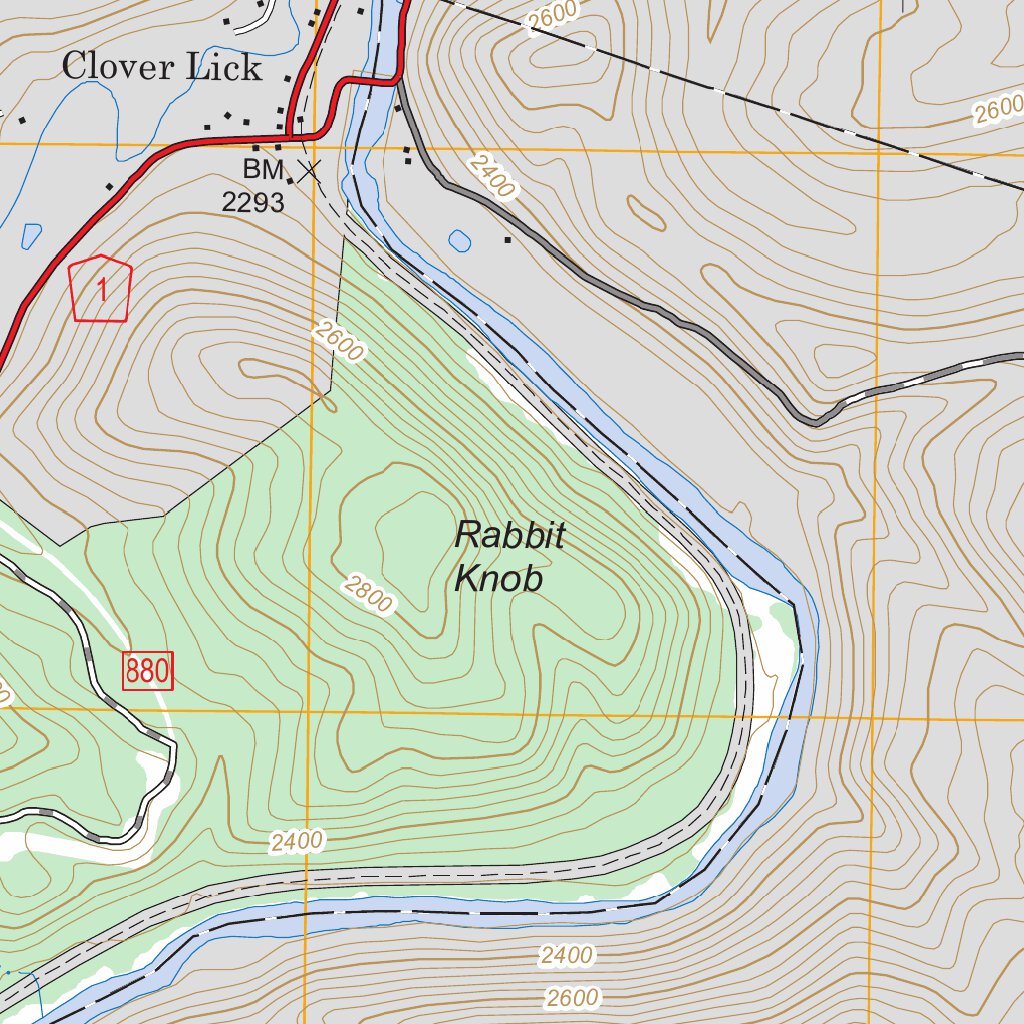 Clover Lick, WV FSTopo Legacy Map by US Forest Service - Topo | Avenza Maps