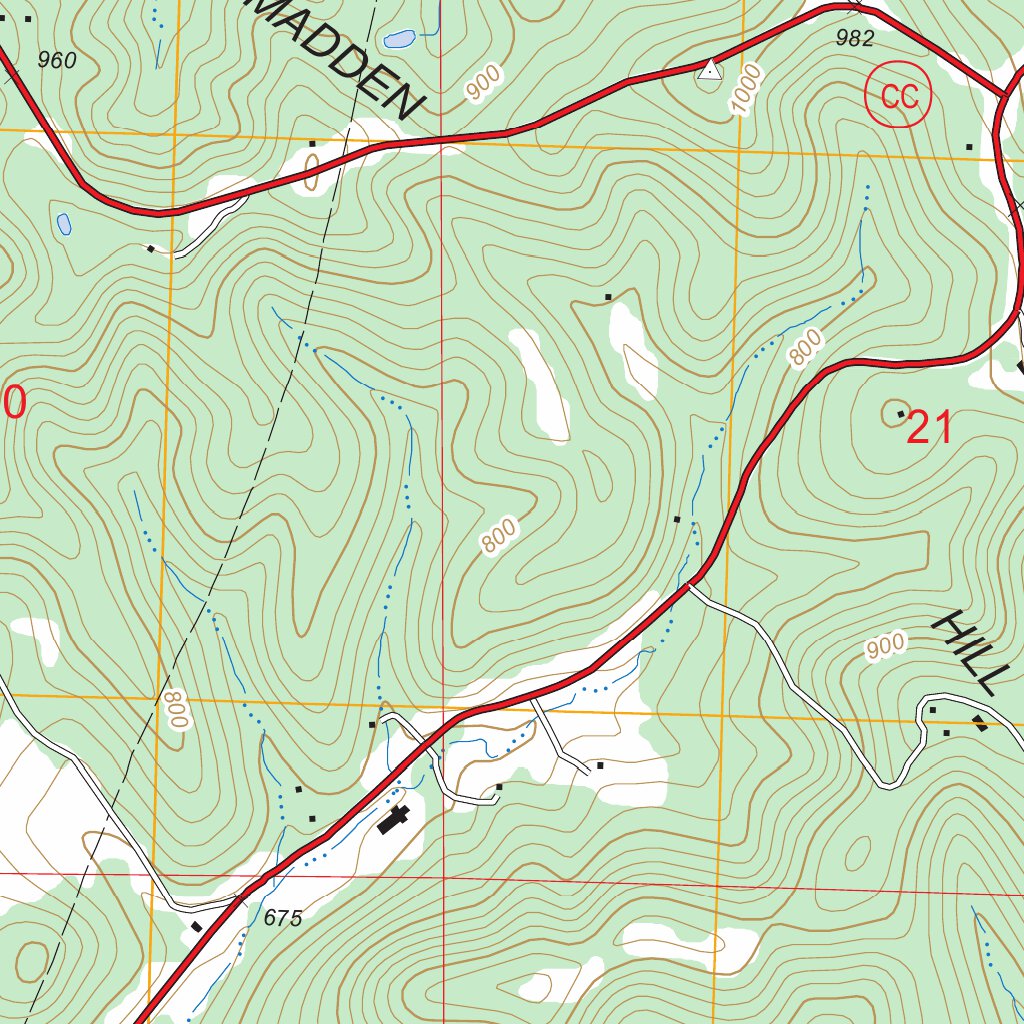 Coffman, MO FSTopo Legacy Map by US Forest Service - Topo | Avenza Maps