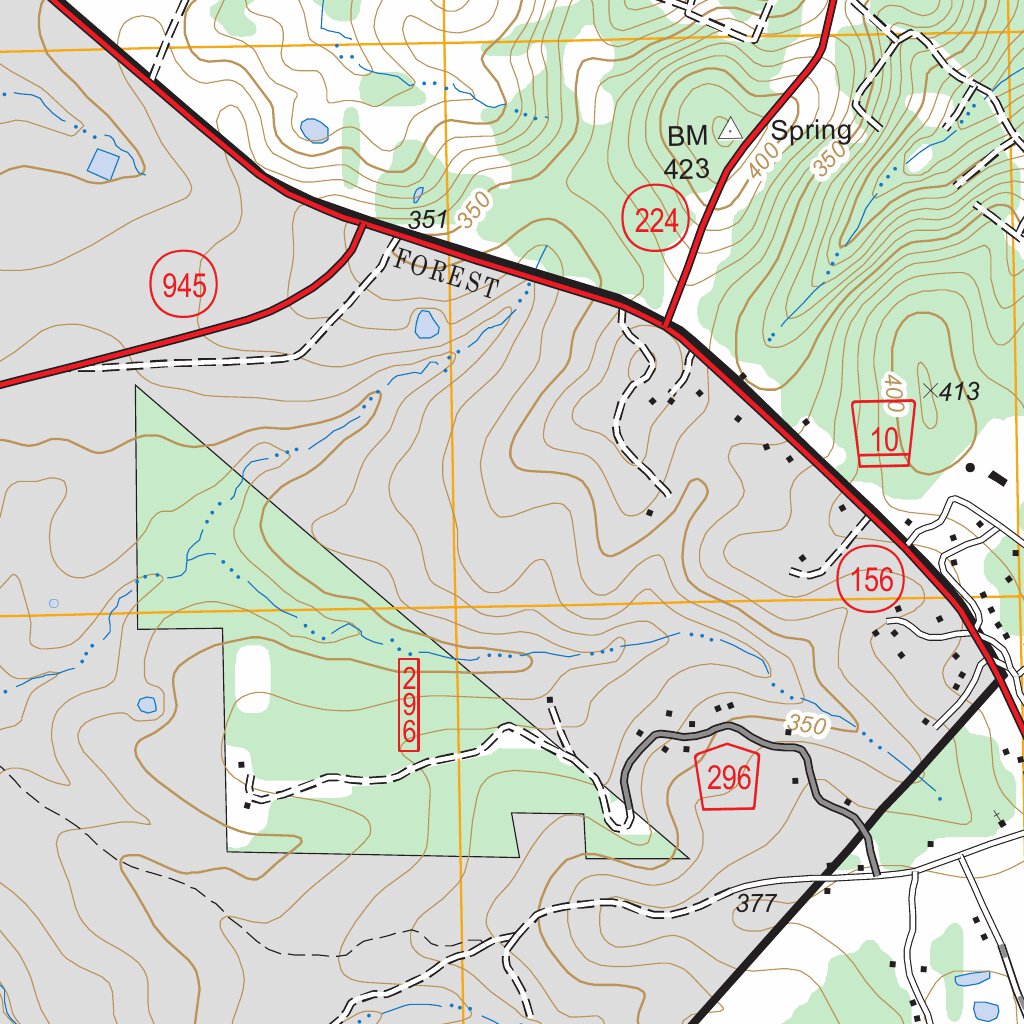 Coldspring, TX FSTopo Legacy Map by US Forest Service - Topo | Avenza Maps