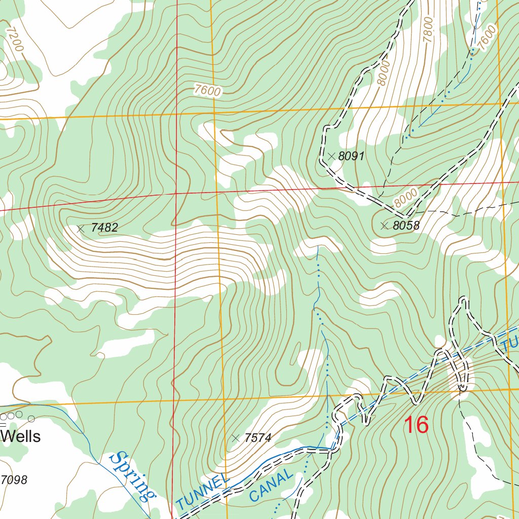 Collbran, CO FSTopo Legacy Map by US Forest Service - Topo | Avenza Maps