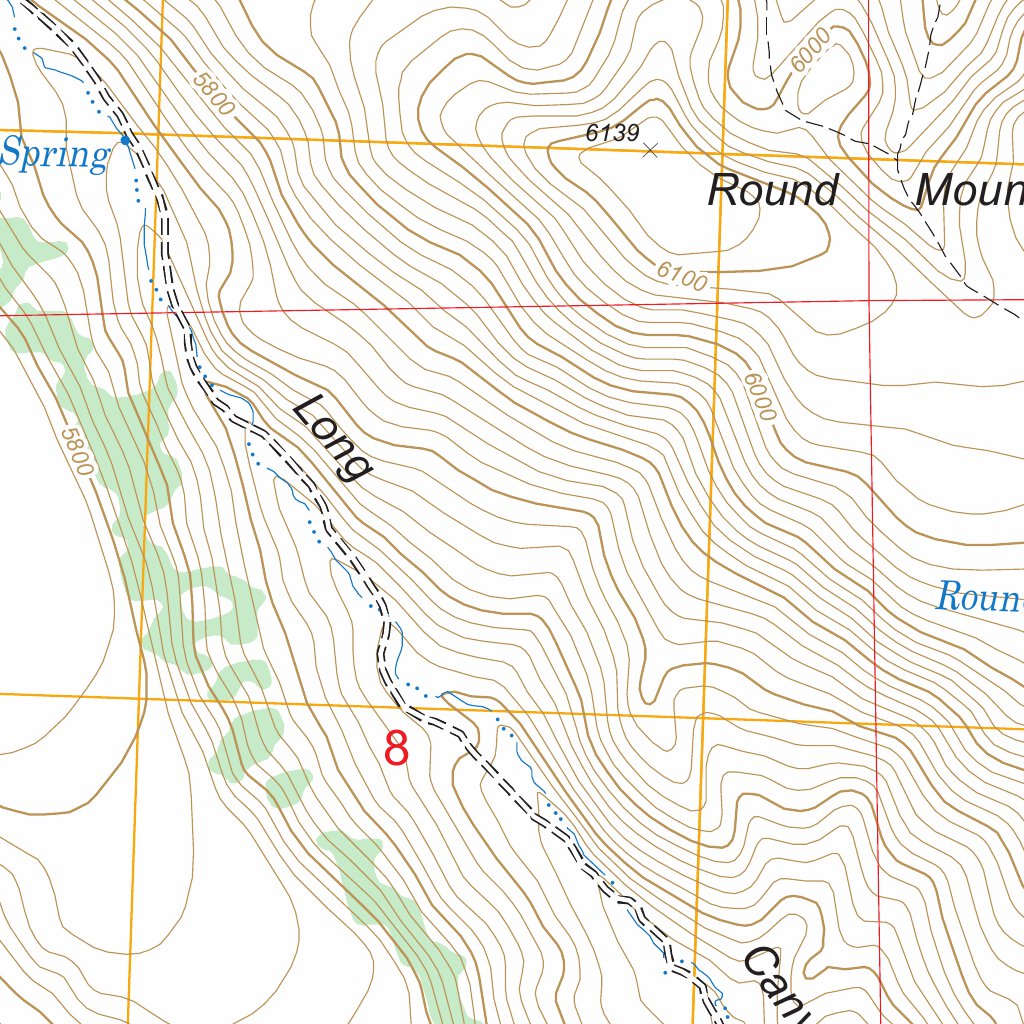 Collins Rim, OR FSTopo Legacy Map by US Forest Service - Topo | Avenza Maps