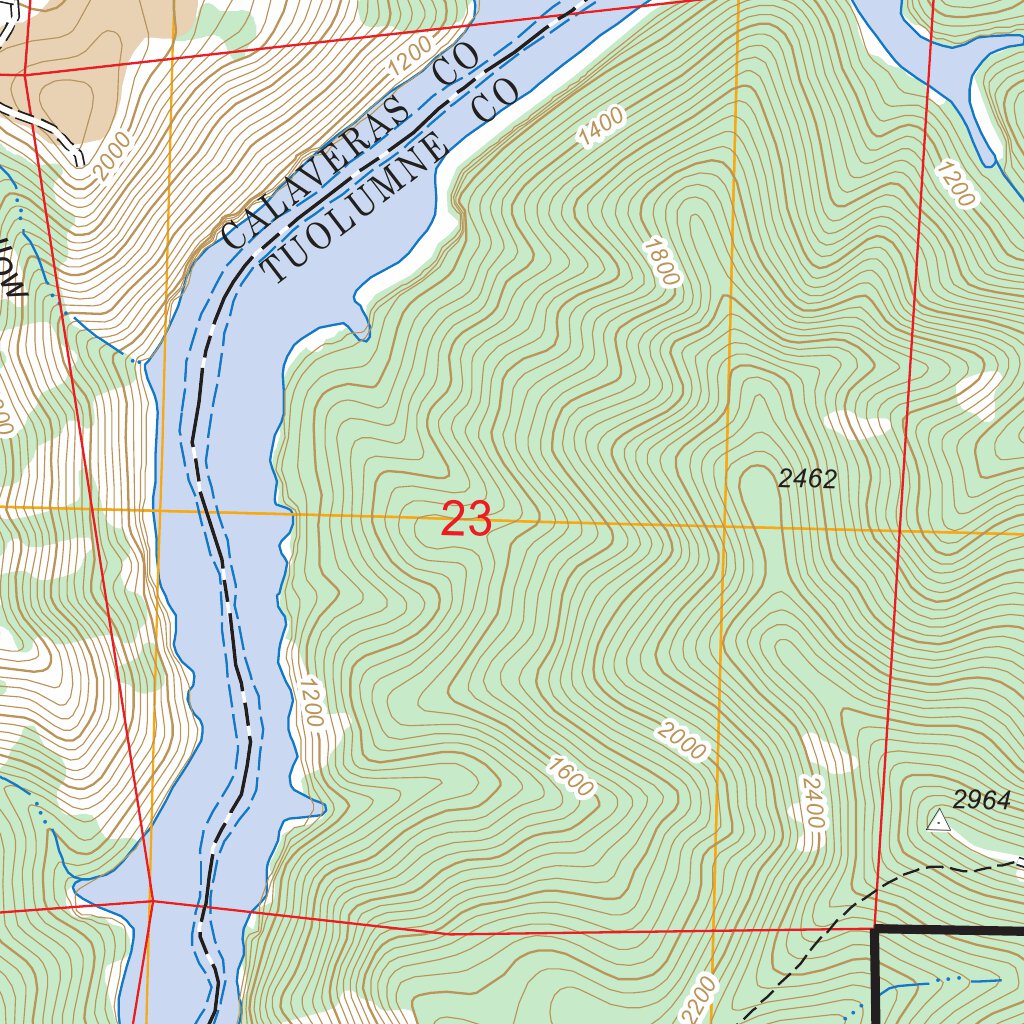 Columbia California Map
