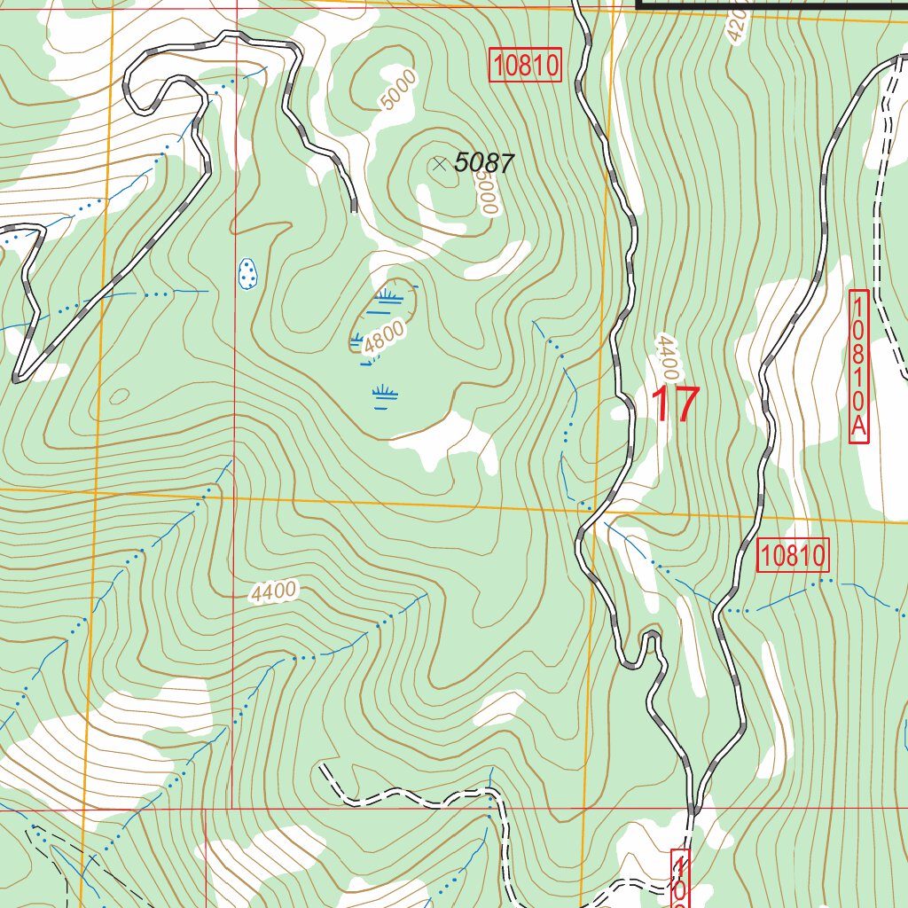 Columbia Falls North, MT FSTopo Legacy Map by US Forest Service - Topo ...