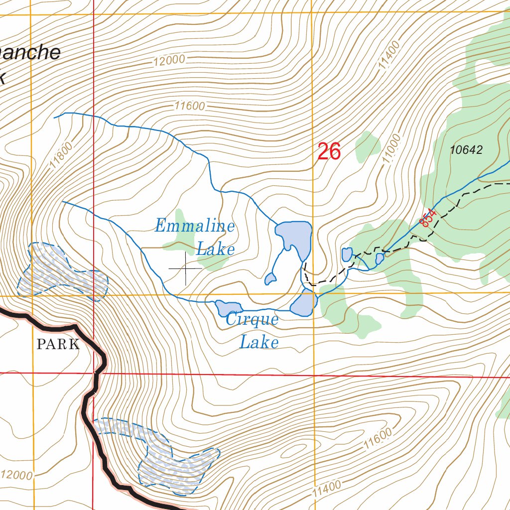 Comanche Peak, CO FSTopo Legacy Map by US Forest Service - Topo ...
