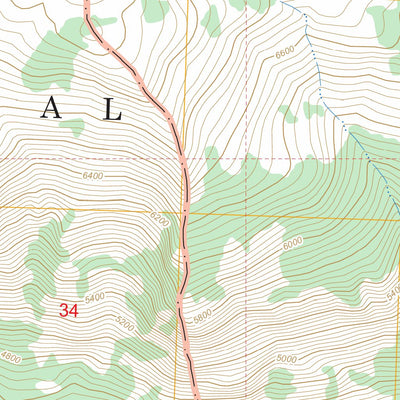 Como Peaks, MT FSTopo Legacy Map by US Forest Service - Topo | Avenza Maps