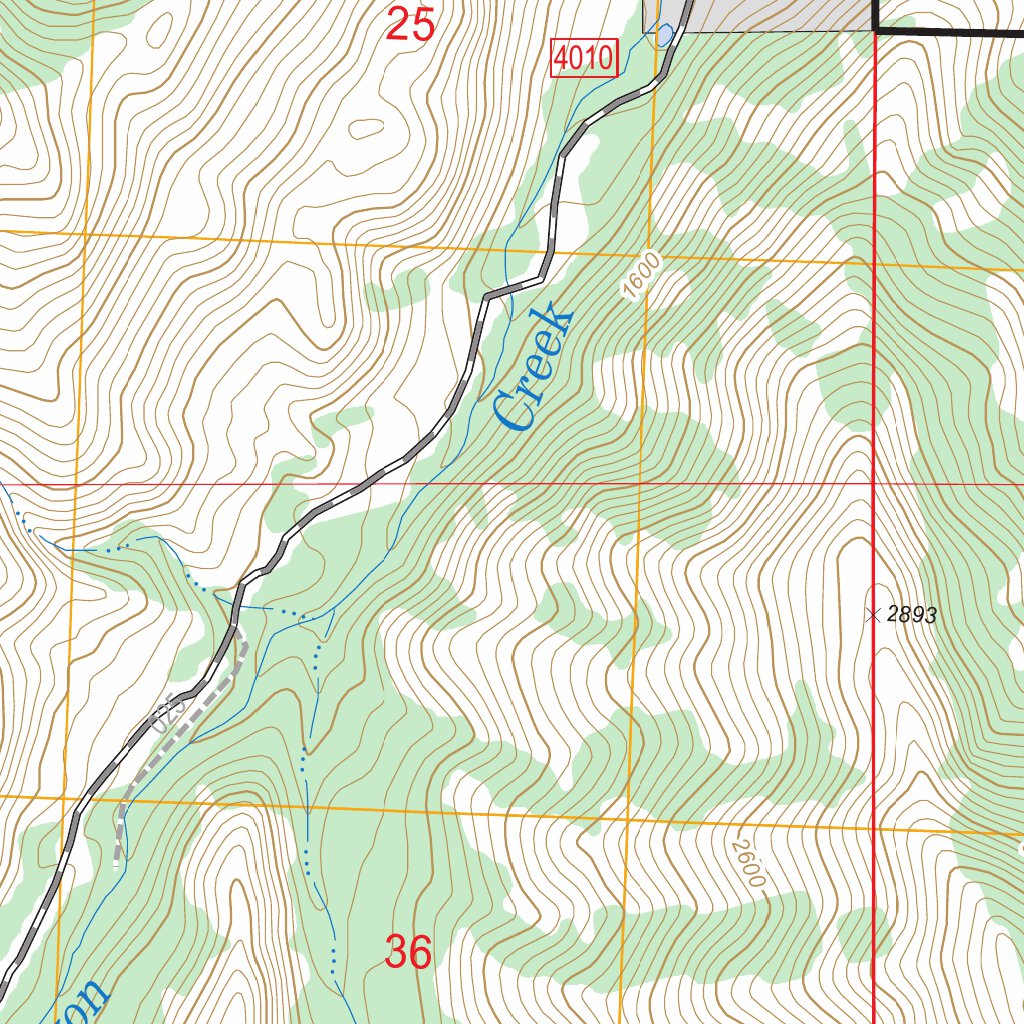 Cooper Mountain, WA FSTopo Legacy Map by US Forest Service - Topo ...