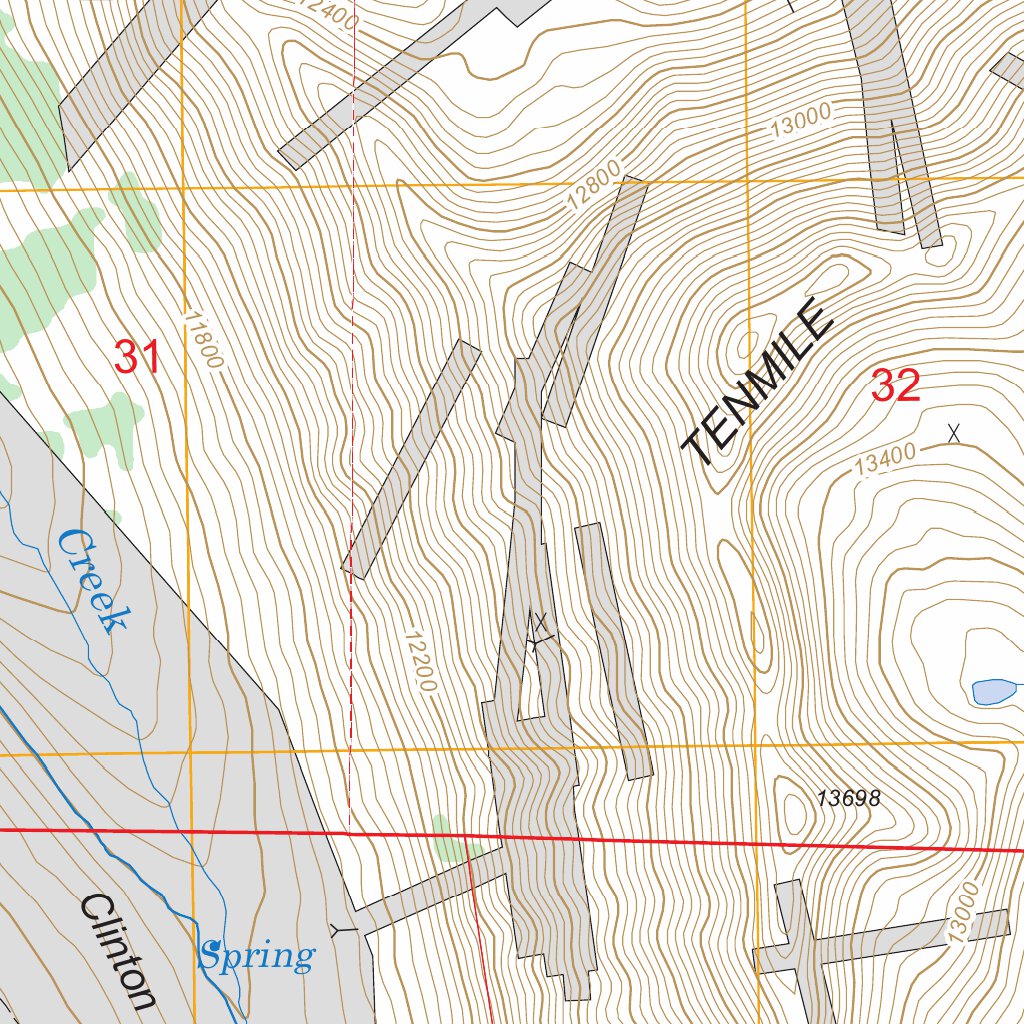 Copper Mountain, CO FSTopo Legacy Map by US Forest Service - Topo ...