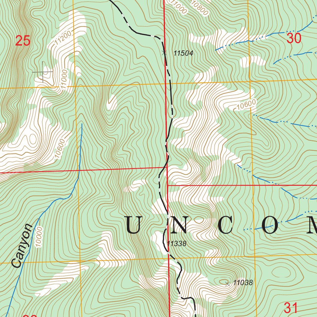 Courthouse Mountain, CO FSTopo Legacy Map by US Forest Service - Topo ...