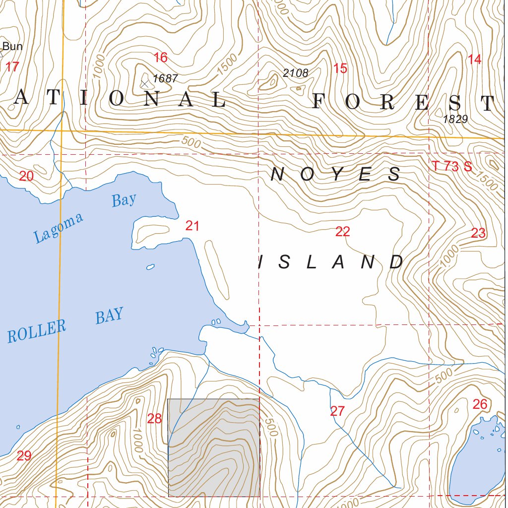 Craig C-6, AK FSTopo Legacy Map by US Forest Service - Topo | Avenza Maps