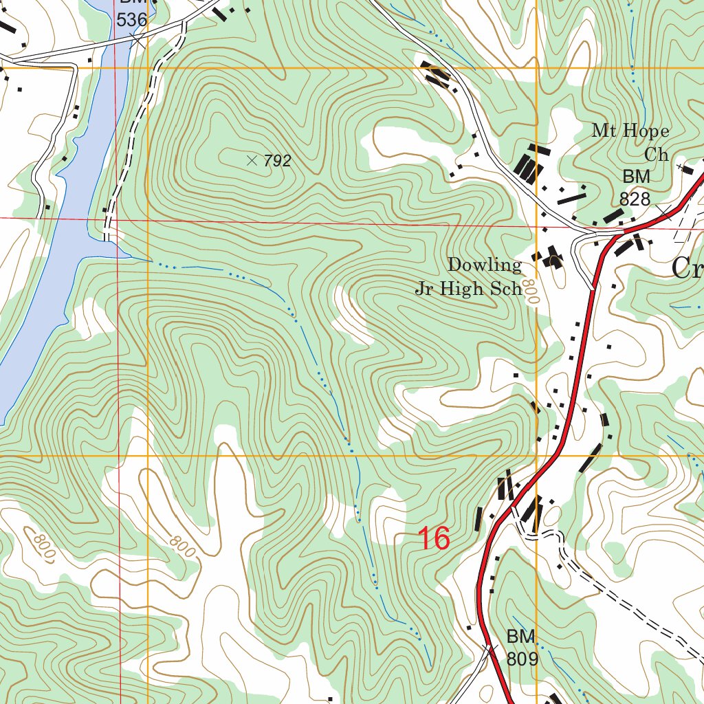 Crane Hill, AL FSTopo Legacy Map by US Forest Service - Topo | Avenza Maps