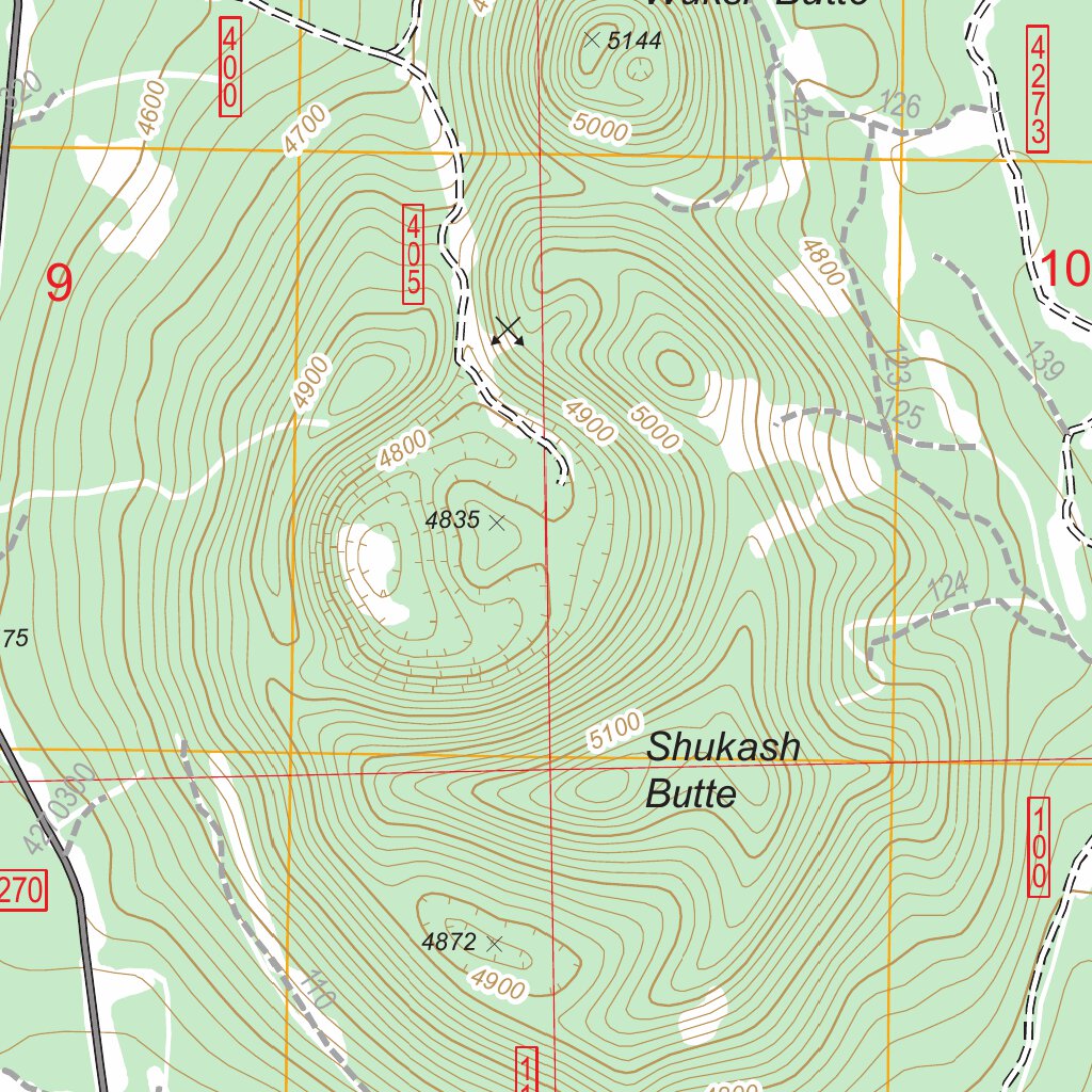 Crane Prairie Reservoir, OR FSTopo Legacy Map by US Forest Service ...