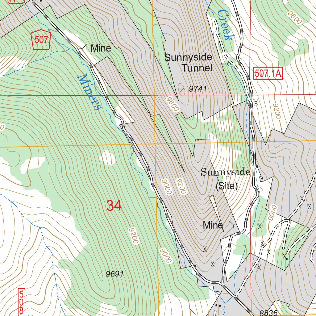 Creede, CO FSTopo Legacy Map by US Forest Service - Topo | Avenza Maps