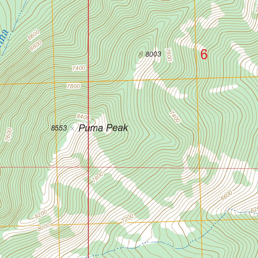 Crimson Peak, MT FSTopo Legacy Map by US Forest Service - Topo | Avenza ...