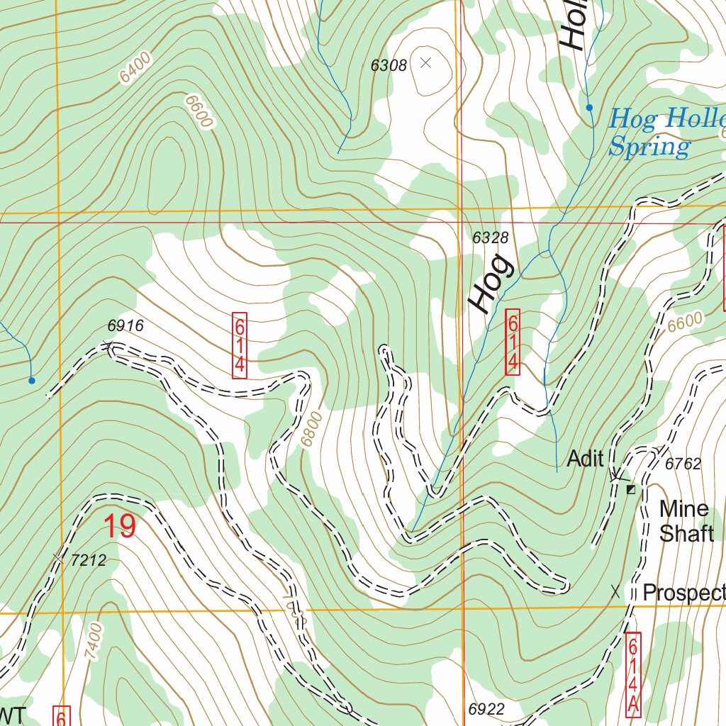 Crow Creek Falls, MT FSTopo Legacy Map by US Forest Service - Topo ...