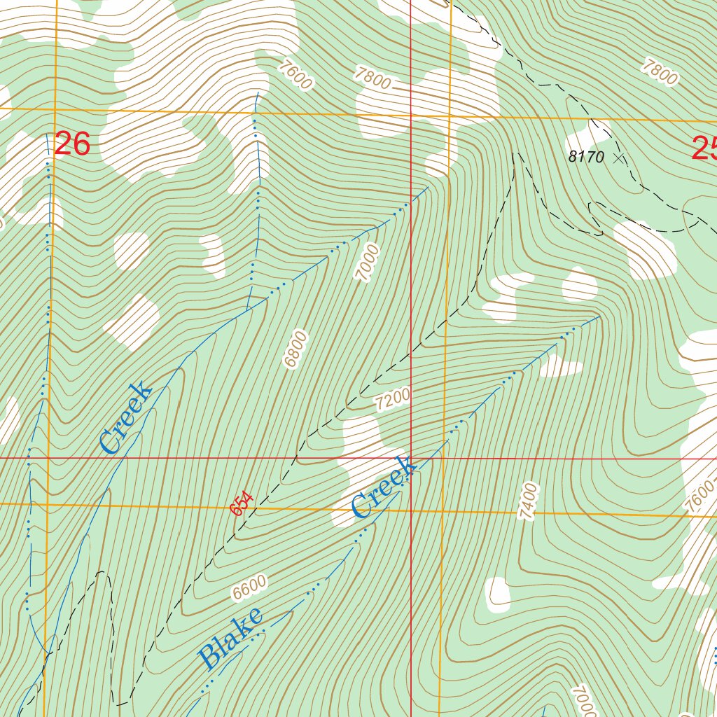 Crystal Lake, MT FSTopo Legacy Map by US Forest Service - Topo | Avenza ...