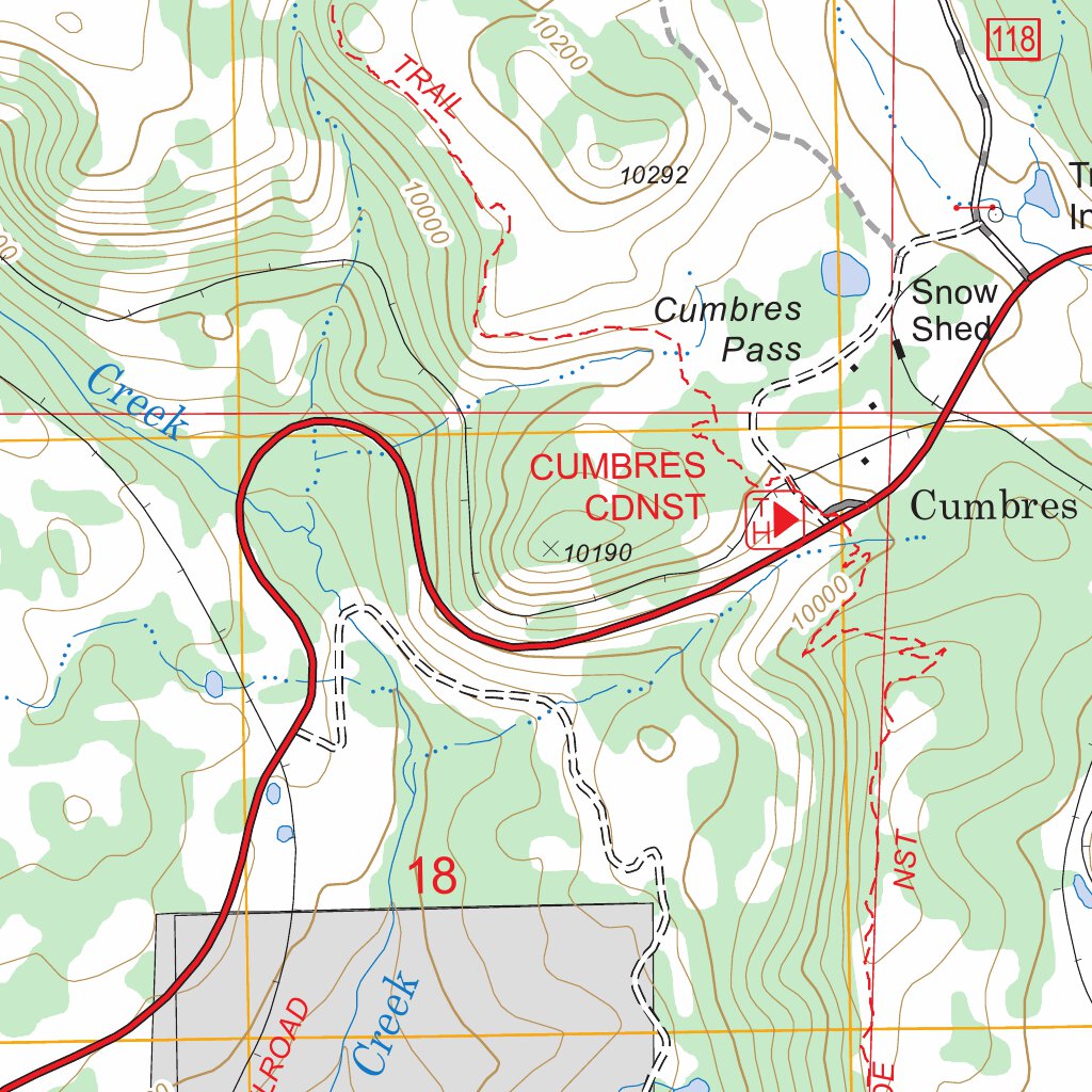 Cumbres, CO FSTopo Legacy Map by US Forest Service - Topo | Avenza Maps