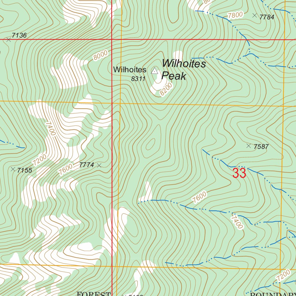 Currant Summit, NV FSTopo Legacy Map by US Forest Service - Topo ...