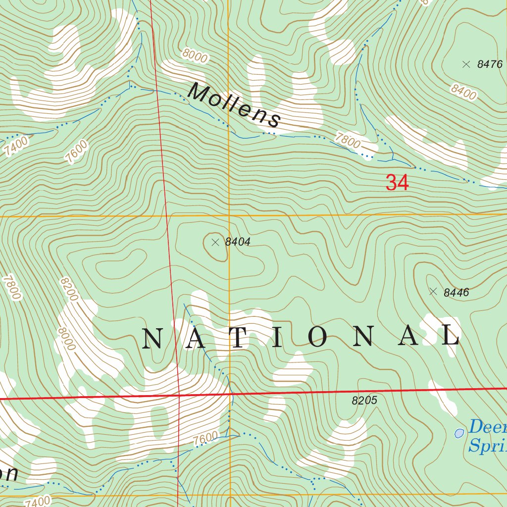 Curtis Ridge, UT FSTopo Legacy Map by US Forest Service - Topo | Avenza ...