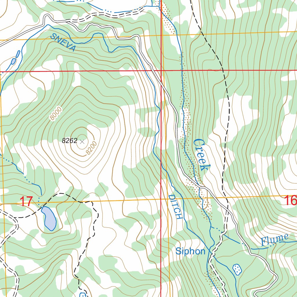 Dallas, CO FSTopo Legacy Map by US Forest Service - Topo | Avenza Maps