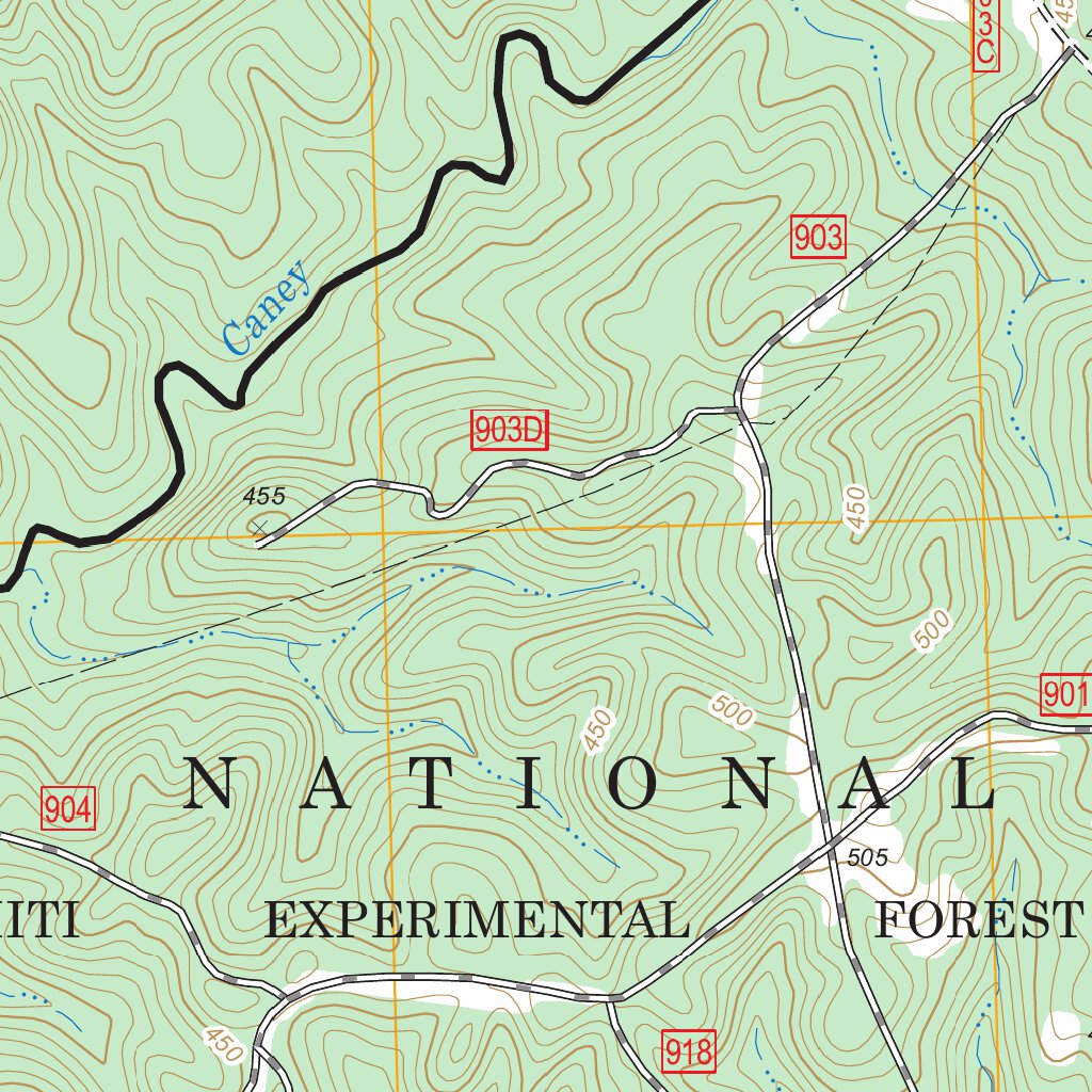 Dames Ferry, GA FSTopo Legacy Map by US Forest Service - Topo | Avenza Maps