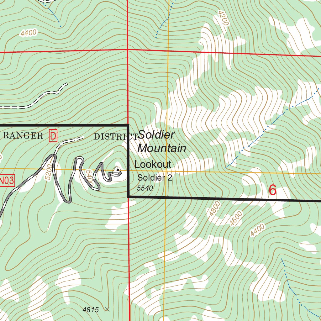 Dana, CA FSTopo Legacy Map by US Forest Service - Topo | Avenza Maps