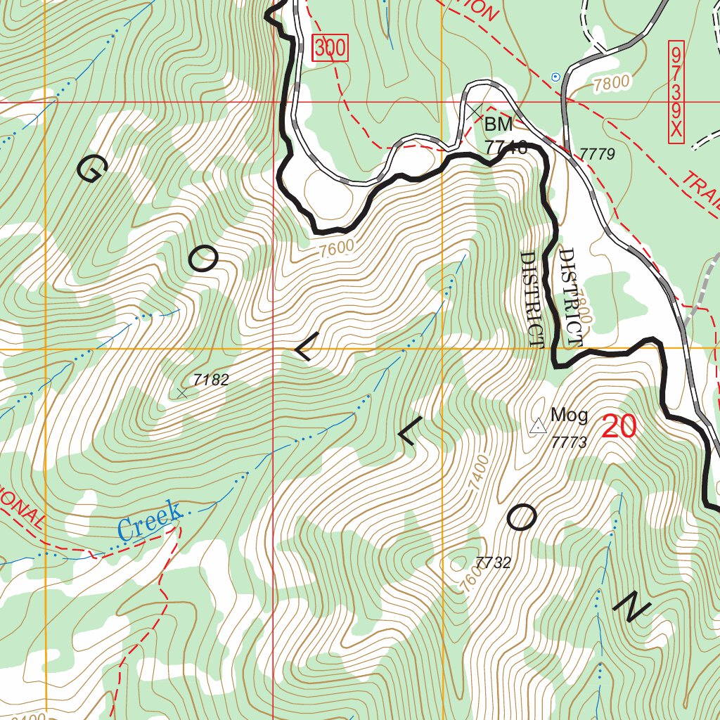 Dane Canyon, AZ FSTopo Legacy Map by US Forest Service - Topo | Avenza Maps