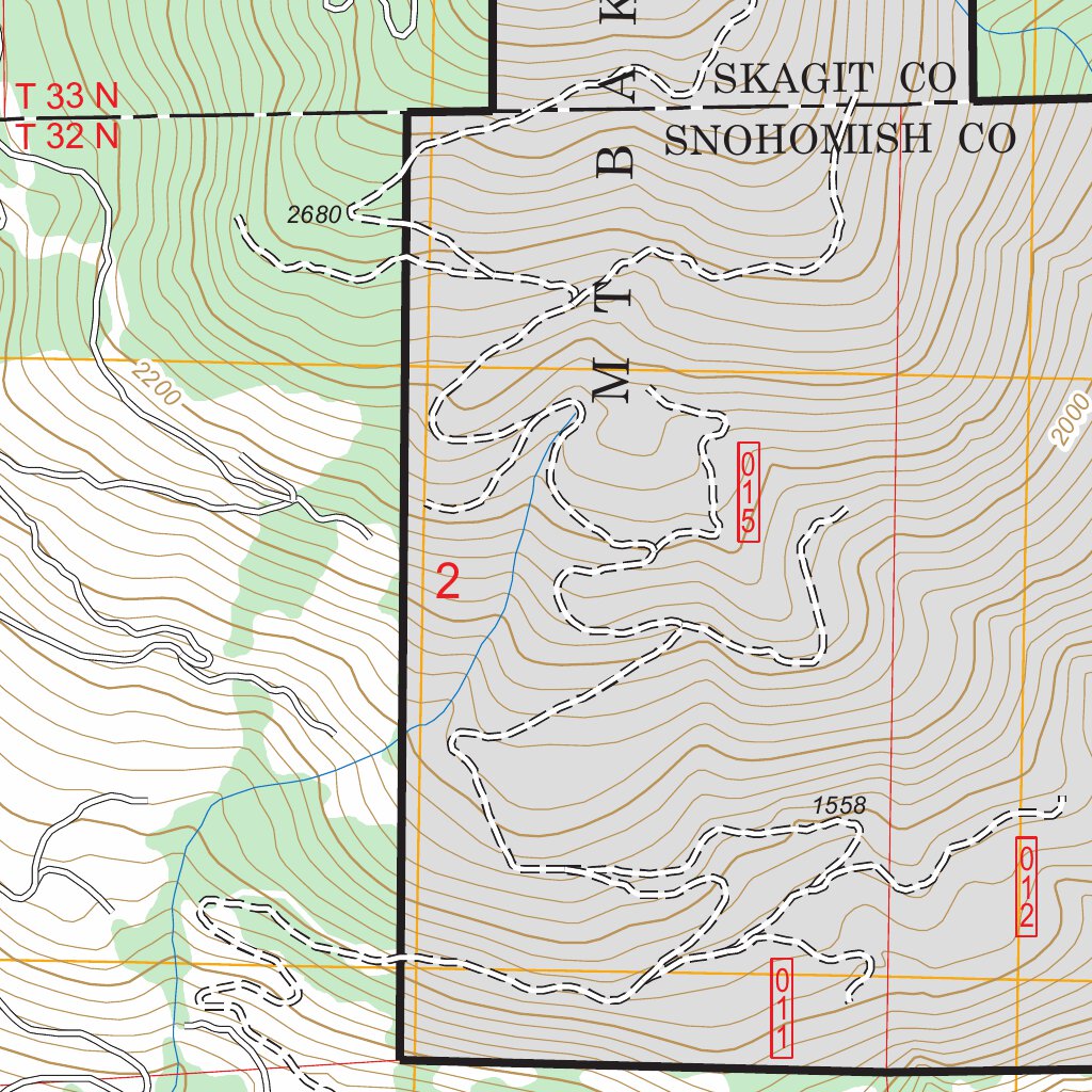 Darrington, WA FSTopo Legacy Map by US Forest Service - Topo | Avenza Maps