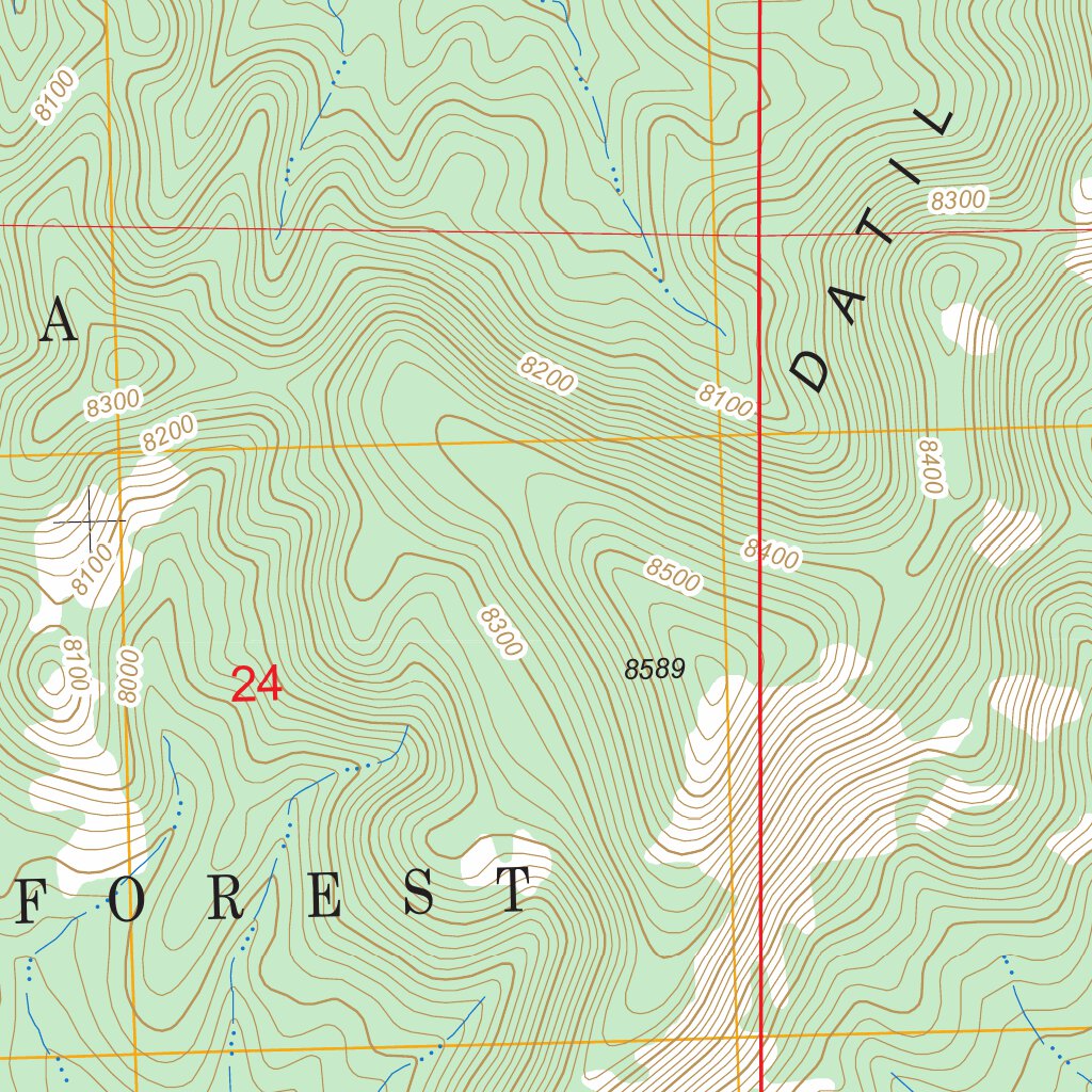 Datil, NM FSTopo Legacy Map by US Forest Service - Topo | Avenza Maps