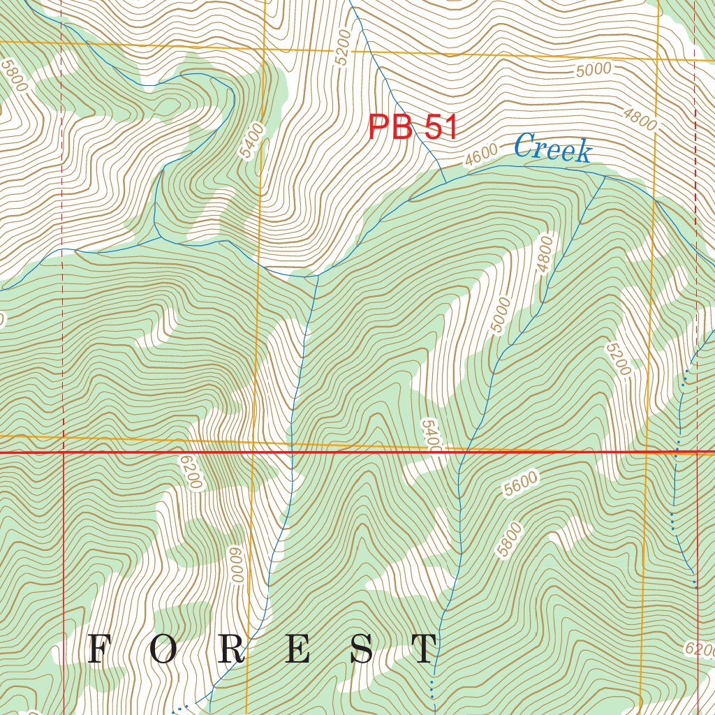 Dave Lewis Peak, ID FSTopo Legacy Map by US Forest Service - Topo ...